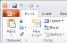 First glimpse of MS Office 2010 – PowerPoint 2010 | Maxiorel.com